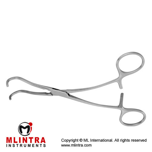 Cooley-Derra Atrauma Anastomosis Clamp Stainless Steel, 17 cm - 6 3/4"