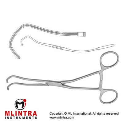 Derra Atrauma Anastomosis Clamp Fig. 3 Stainless Steel, 18 cm - 7"