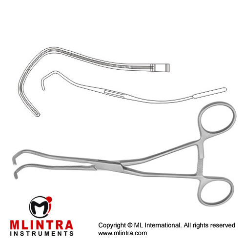 Derra Atrauma Anastomosis Clamp Fig. 3 Stainless Steel, 18 cm - 7"