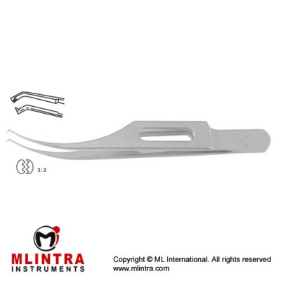Colibri Corneal Forcep Standard 1 x 2 Teeth with Tying Platform ...
