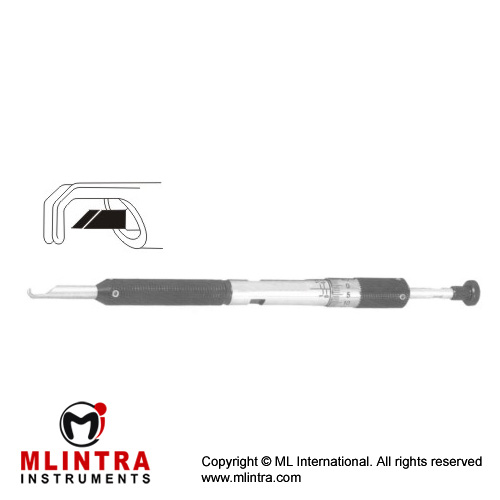 Diamond Micrometer Knife 45° Cutting Edge Stainless Steel, 13 cm - 5 ...