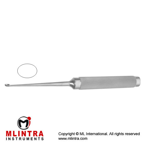 Cobb Bone Curette Oval Stainless Steel, 28 cm - 11" Scoop Size 14.0 mm