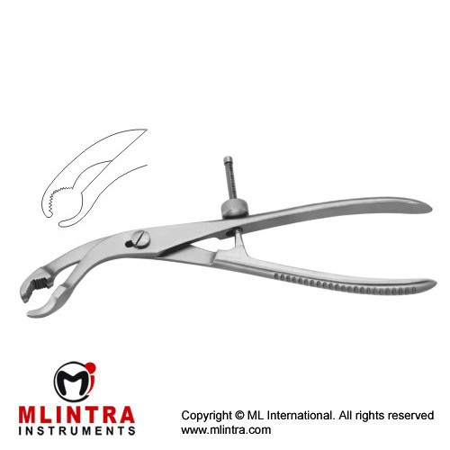 Bone Holding Forcep Self Centering - With Thread Fixation Stainless ...